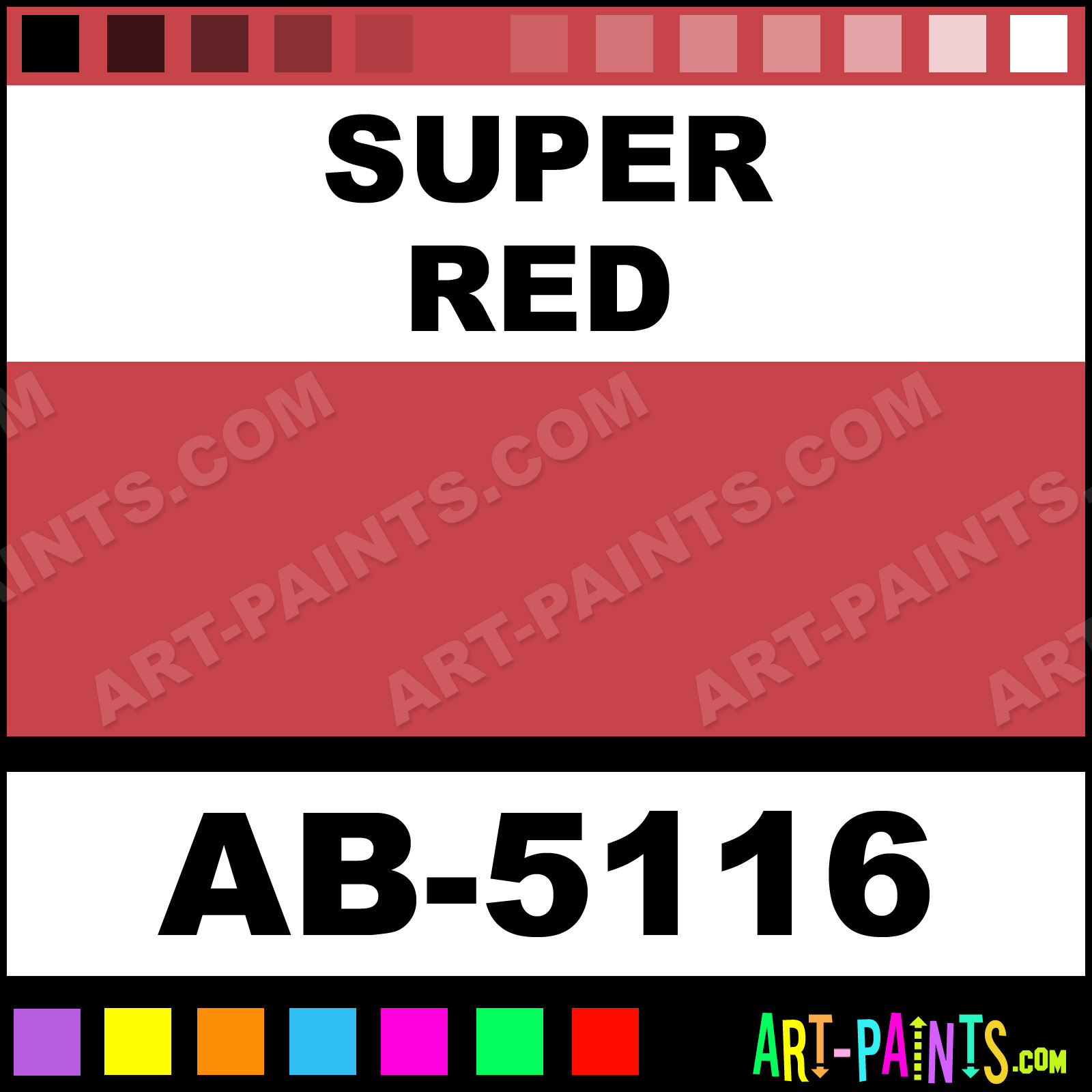 Super Red Bakers Preferred Airbrush Spray Paints - AB-5116 - Super Red ...
