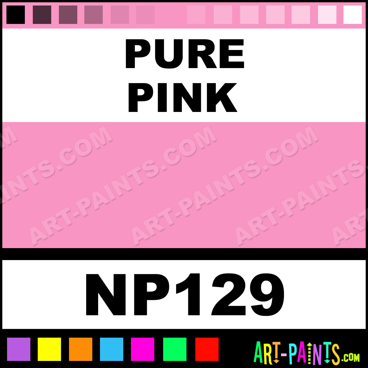 Pure Pink Solid Airbrush Spray Paints - NP129 - Pure Pink Paint, Pure ...