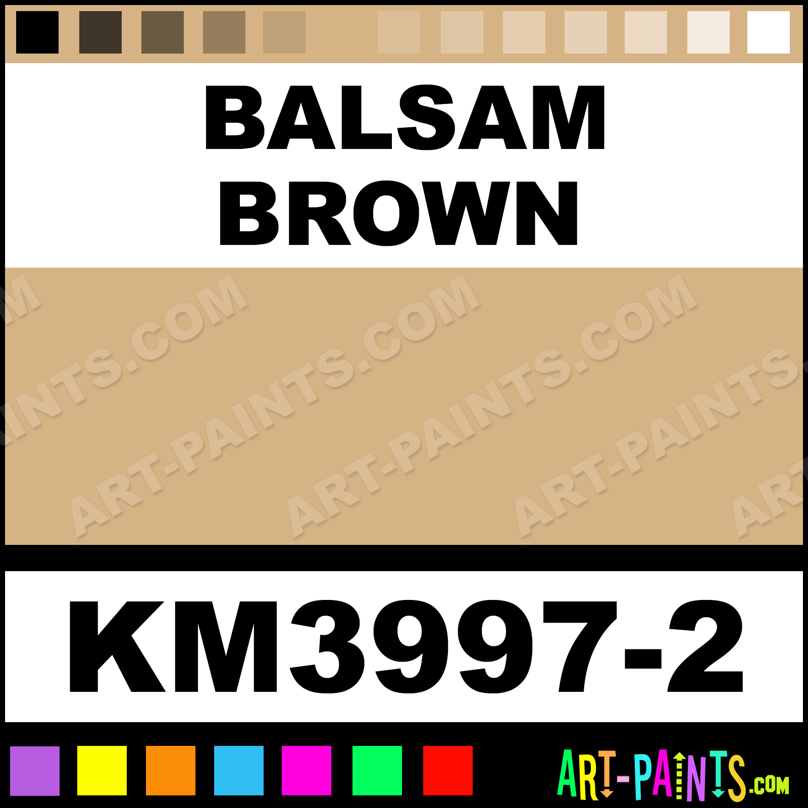 Balsam Brown Interior Enamel Paints - KM3997-2 - Balsam Brown Paint ...