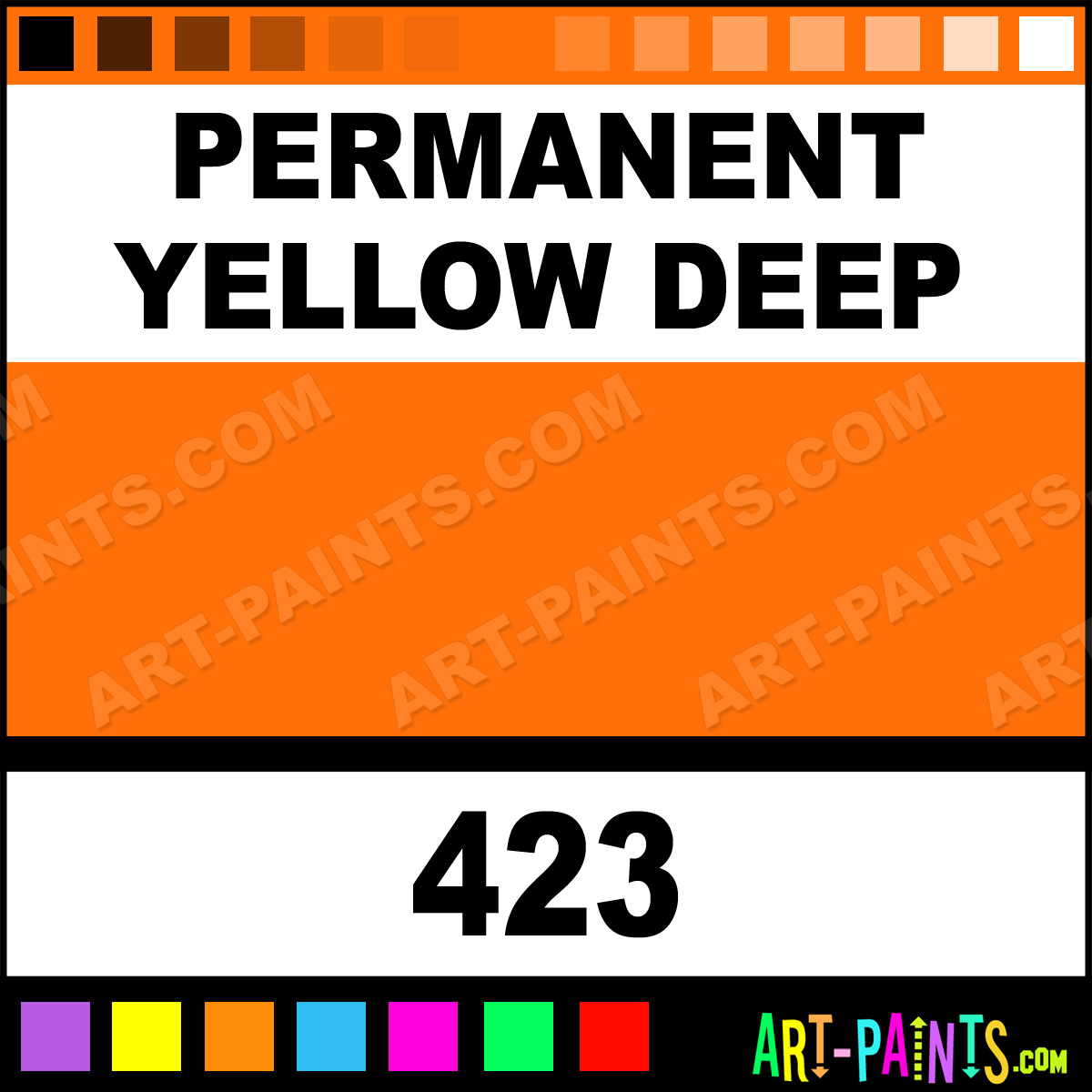 Permanent Yellow Deep Artist Oil Paints - 423 - Permanent Yellow Deep ...